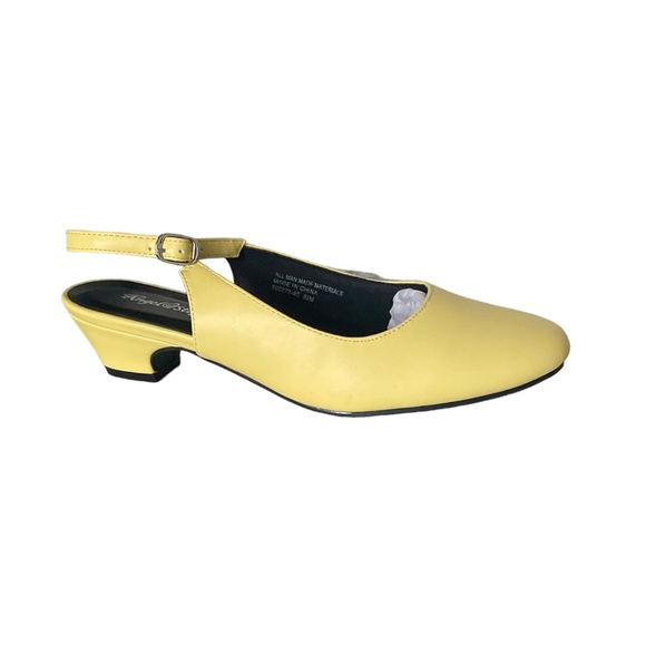 Angel Steps | Shoes | Angel Steps Womens Delia Yellow Pumps Dress Shoes ...